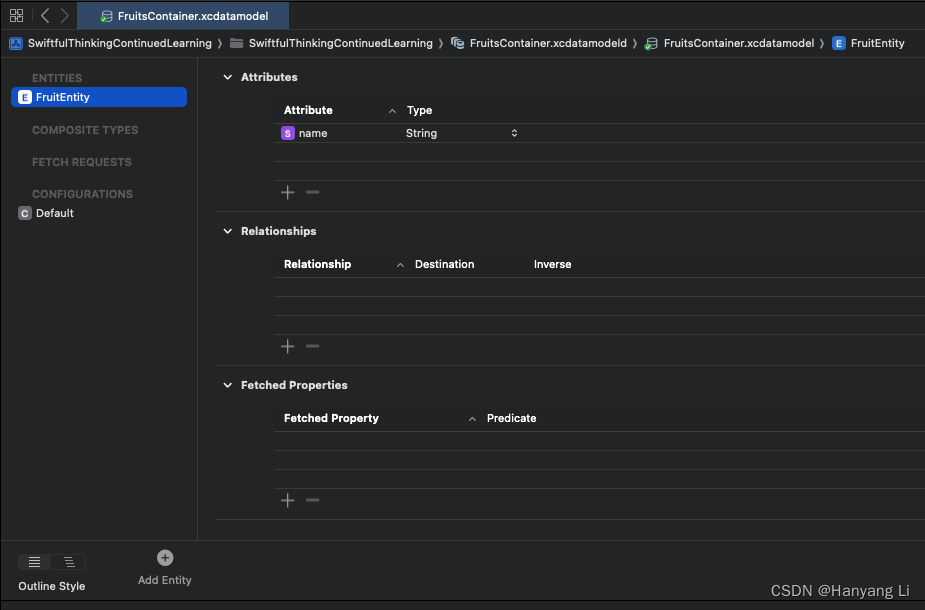 CoreData/数据存储管理, CoreDataRelationships/关系型数据结构存储管理 的使用_core data数据表-CSDN博客