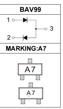 电子器件系列50：开关二极管BAV99-CSDN博客