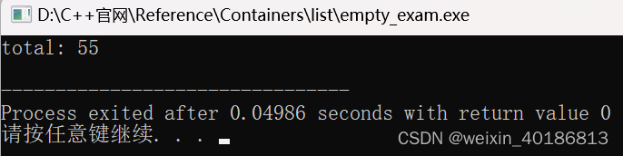 C++ Reference: Standard C++ Library reference: Containers: list: list: empty-CSDN博客