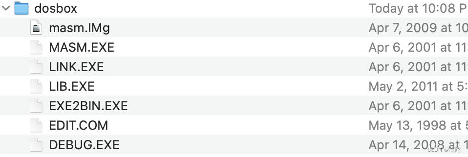 macOS DOSBox 汇编环境搭建_mac dosbox-CSDN博客