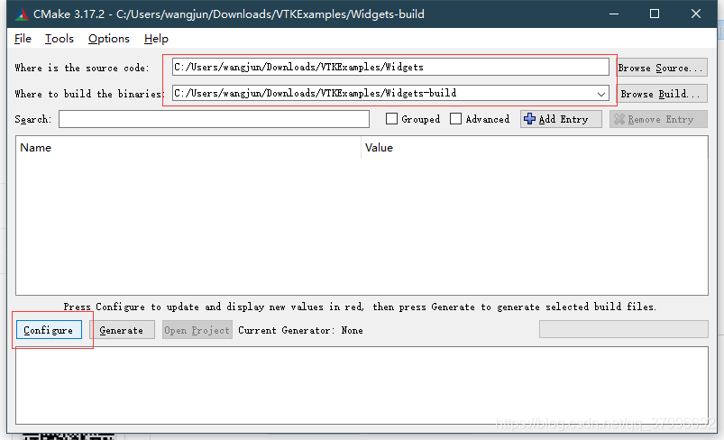 编译使用VTK官网的VTKExamples_vtk example-CSDN博客