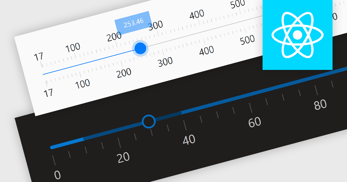 在 React 应用程序中轻松调整连续值 Syncfusion Jssyncfusion Devexpress Telerik React Csdn博客