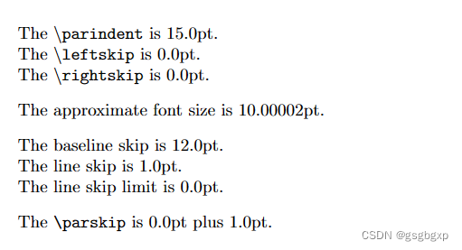LaTeX中的段落设置-首行缩进、行间距、段间距等_latex首行缩进-CSDN博客