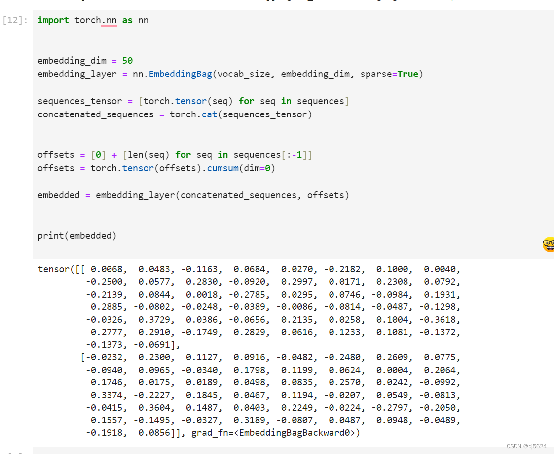 Embeddingbag与Embedding-CSDN博客