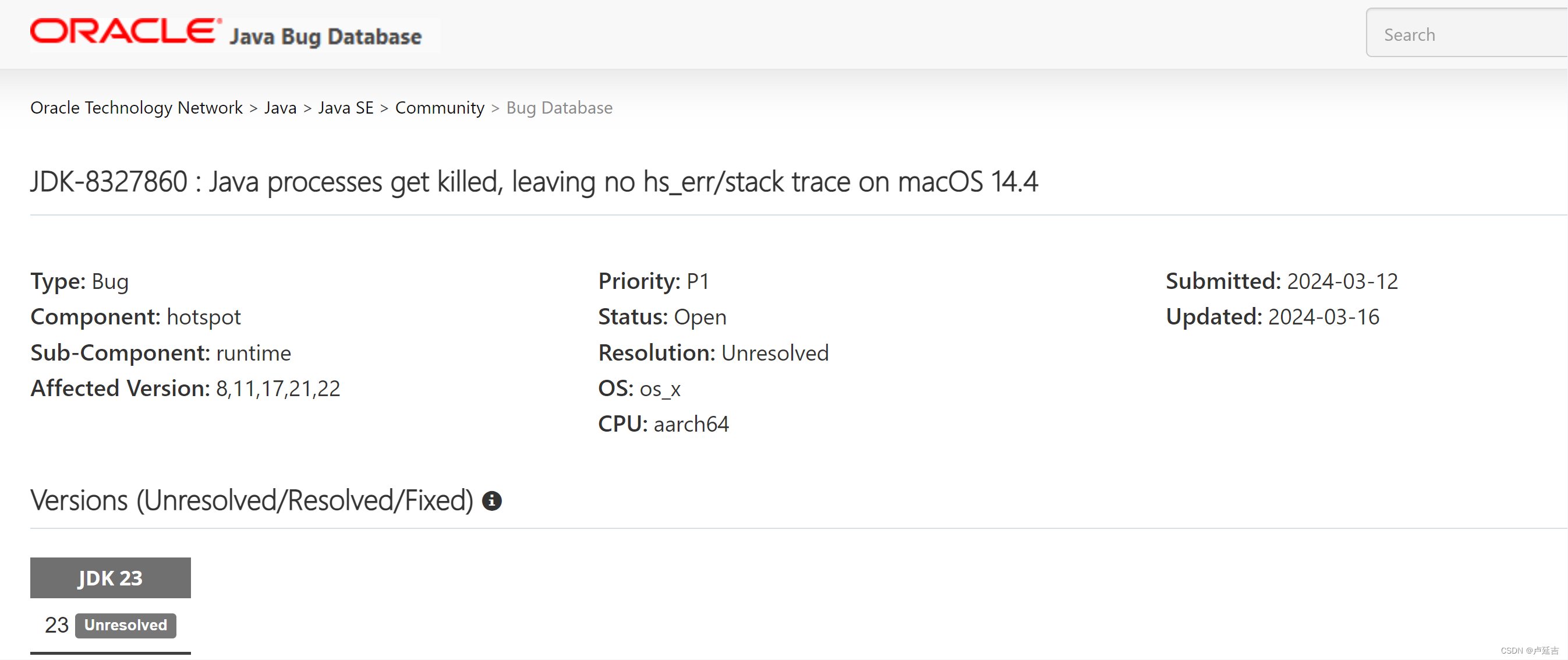 An issue affecting all Java versions from jdk8 to jdk22-CSDN博客