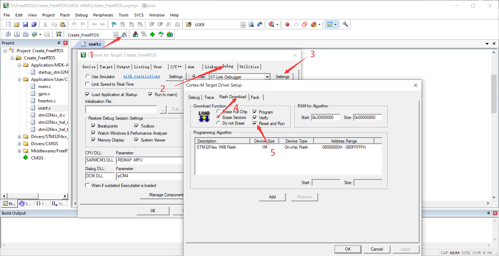 STM32Cubemx：基于STM32F407ZGT6搭建FreeRTOS基础工程全过程_stm32f407项目搭建-CSDN博客
