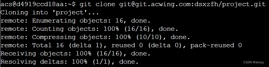 AcWing-Linux基础课-5.git_acwing git-CSDN博客