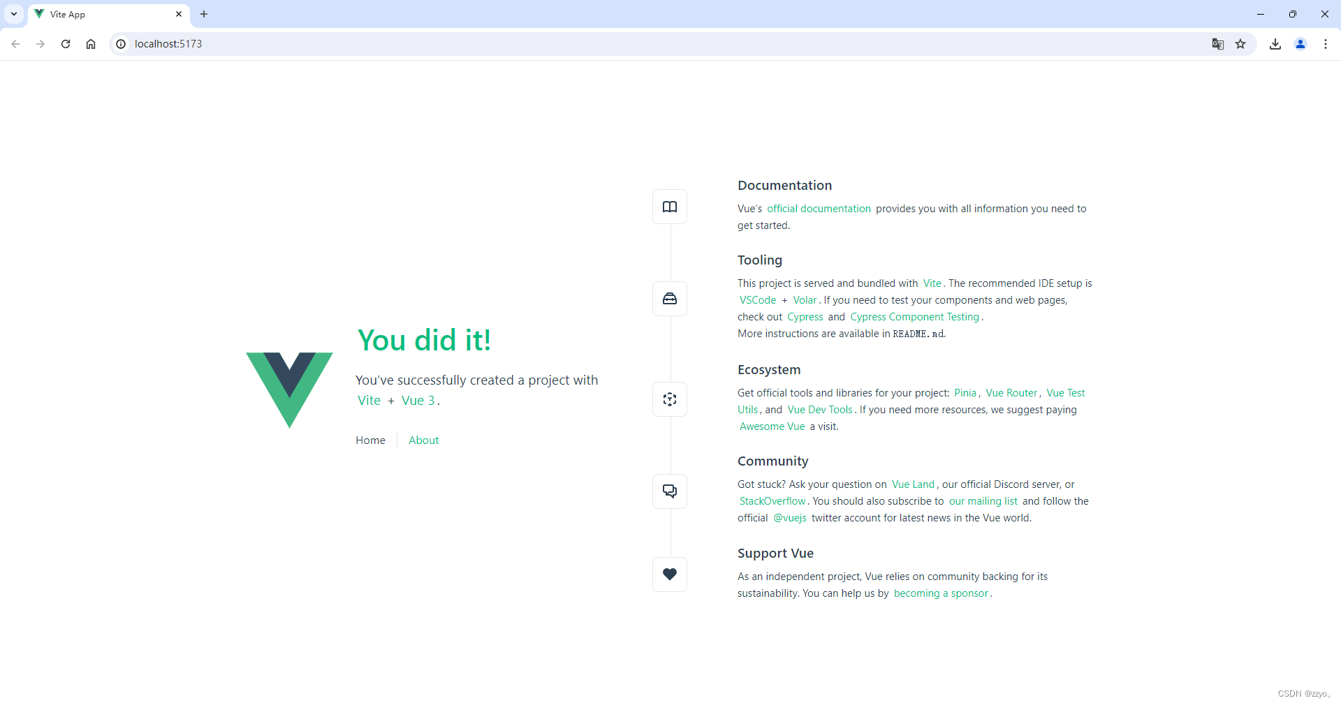 Vue3学习之路（一）创建项目及运行vue3运行项目命令 Csdn博客