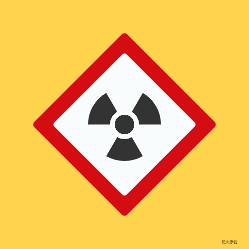 【Canvas与艺术】绘制黄底红台白芯辐射Radiation标志-CSDN博客