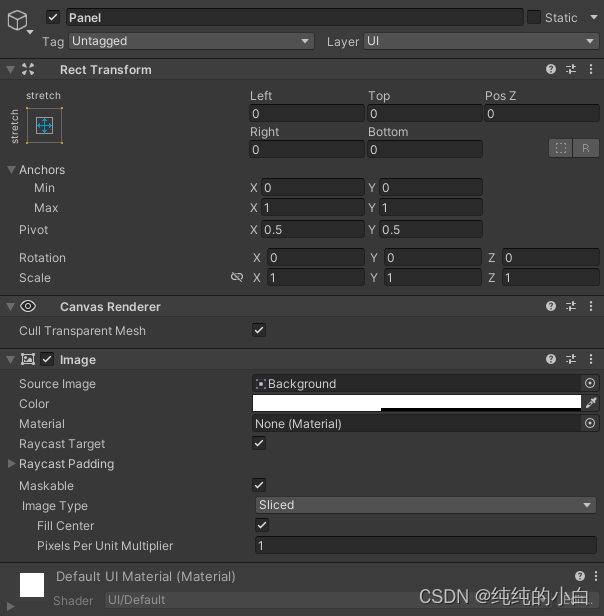【UGUI】十一、Panel 面板_unity panel和image区别-CSDN博客