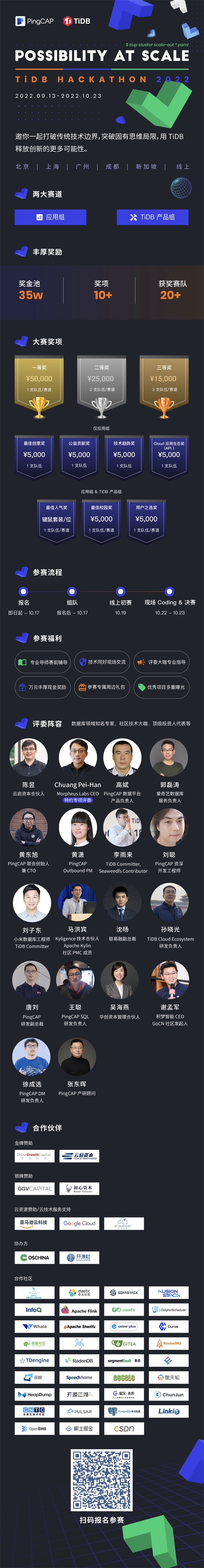 TiDB Hackathon 2022丨总奖金池超 35 万！邀你唤醒代码世界的更多可能性！-CSDN博客