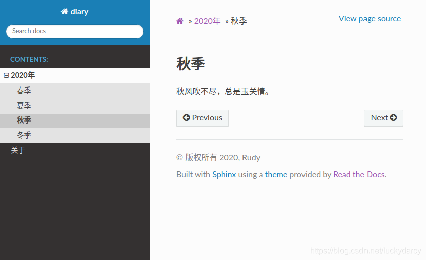 Read the Docs 从懵逼到入门-CSDN博客