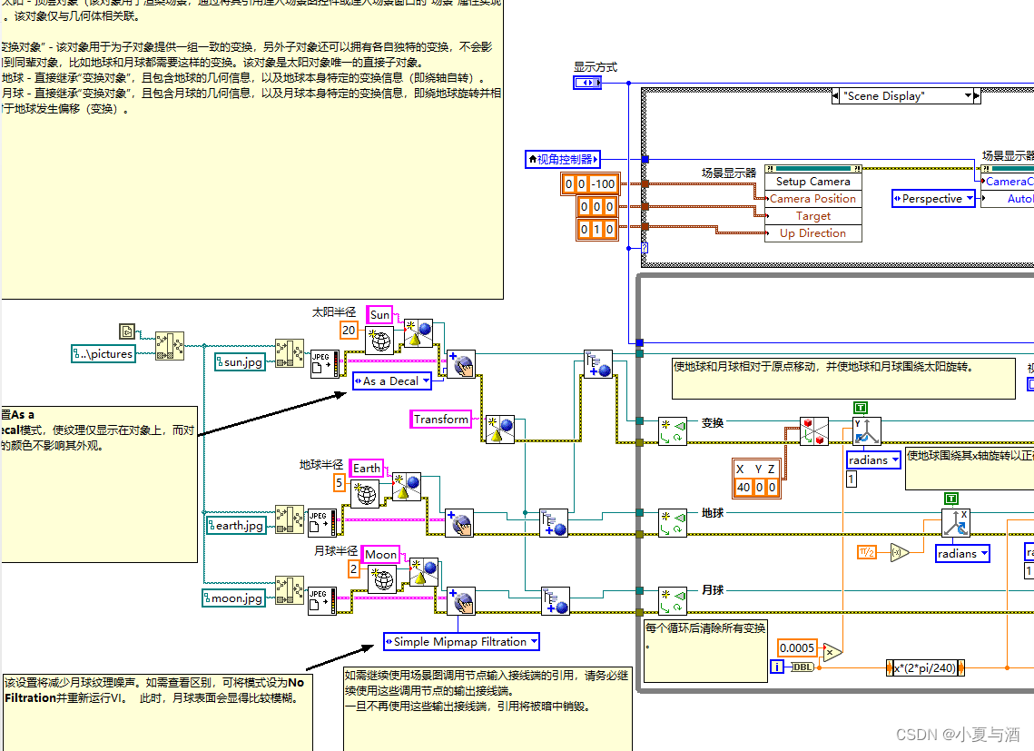 【Labview-3D虚拟平台】Labview与Solidworks联合仿真（保姆级）(中)在Labview中使用Solidworks的3D模型——3D模型的变换操作_labview 3d模型 ...