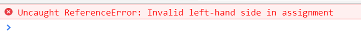 Js报错：invalid Left Hand Side In Assignment Csdn博客 