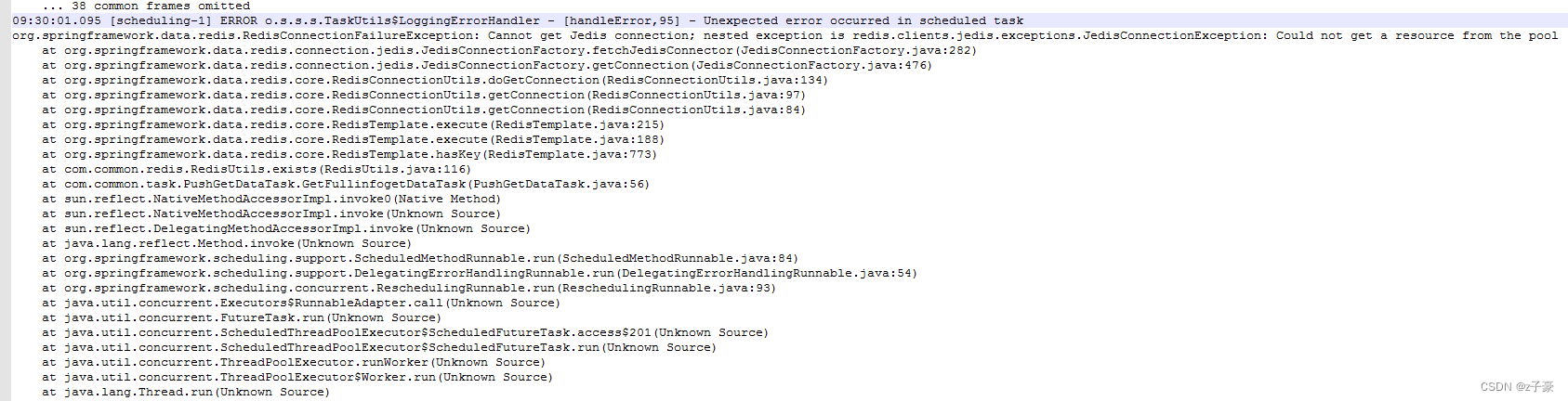 Cannot get Jedis connection； nested exception is redis.clients.jedis.excepti解决方法_cannot get ...