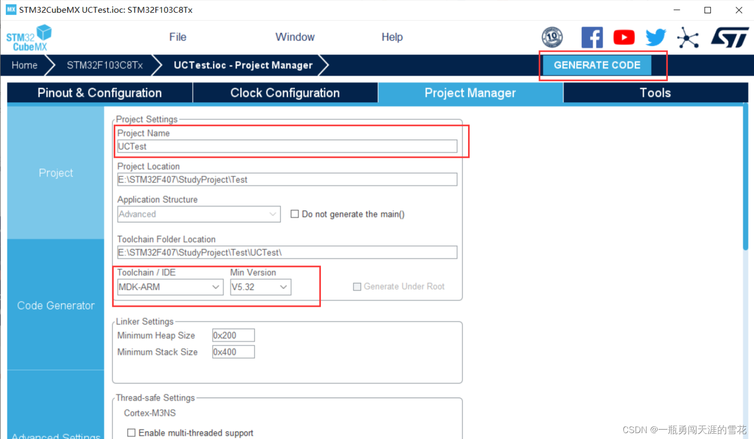 STM32F103C8T6基于HAL库完成uC/OS-III多任务程序_c8t6 hal库启动文件为-CSDN博客