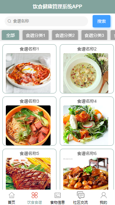 基于uniapp与spring Boot的菜谱美食与饮食健康管理系统的设计与实现基于uni Appspringbootvue外卖管理系统