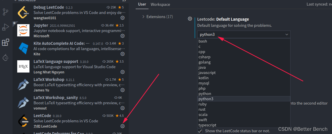 【2022最新】Vscode配置Python环境Leetcode刷题指南_vscde-CSDN博客