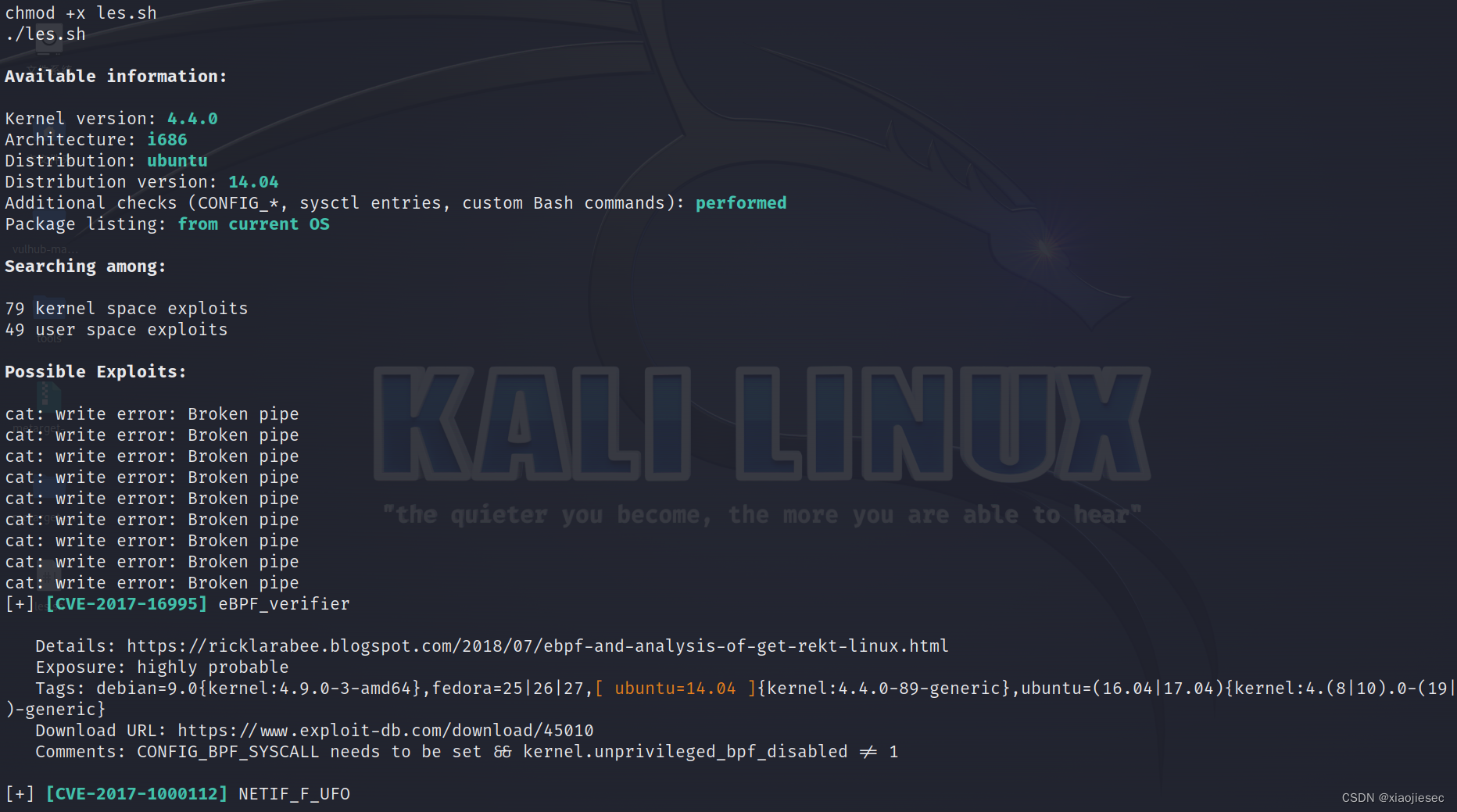 第103天： 权限提升-Linux 系统&辅助项目&脏牛&Dirty&内核漏洞&SUID&GUID_第103天:权限提升-linux系统&辅助项目&脏牛&dirty&内核漏洞&suid ...