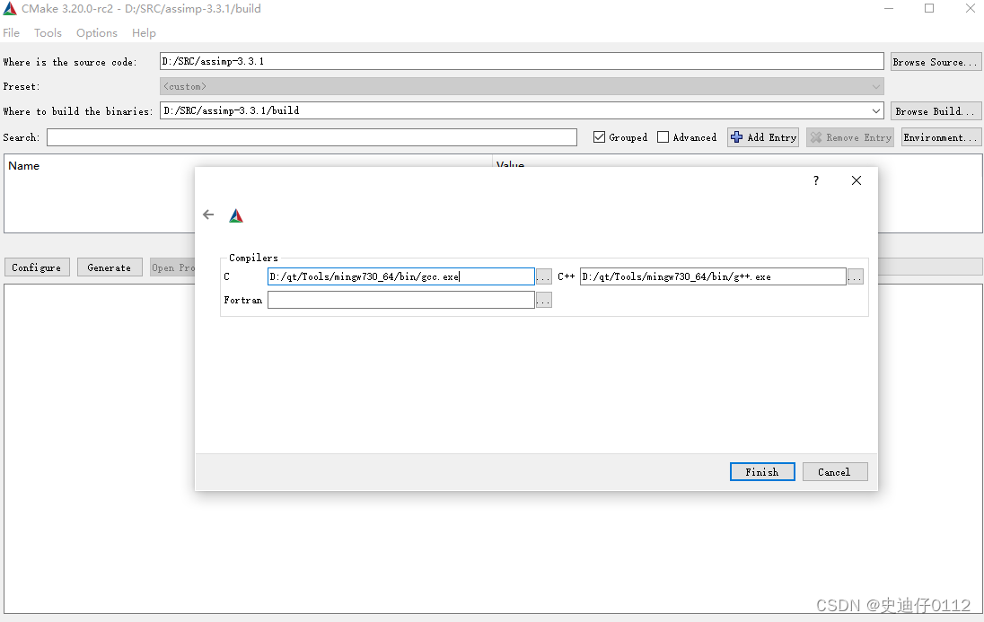 [openGL] qt5版本+mingw编译Assimp库+调用_qt assimp-CSDN博客