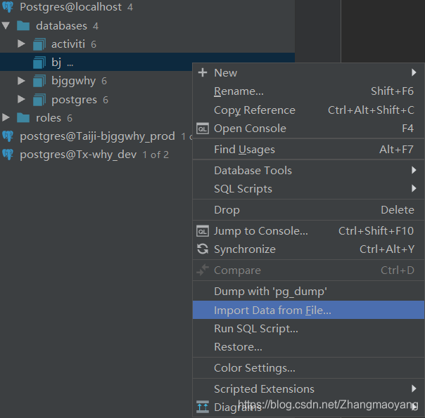 PostgreSQL10使用Datagrip导出SQL文件,使用Navicat导入SQL文件_datagrip 导出postgresql表结构-CSDN博客