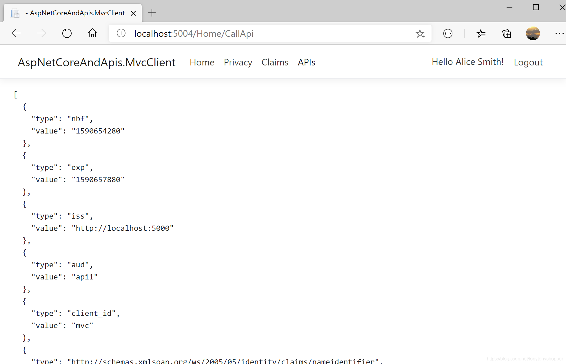 IdentityServer4填坑(2) - Reference Token_identityserver reference token-CSDN博客