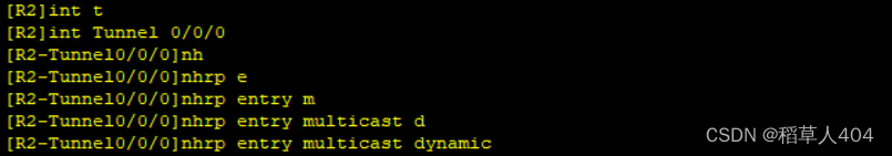 华为eNSP配置MGRE实验详解_ensp gre-CSDN博客