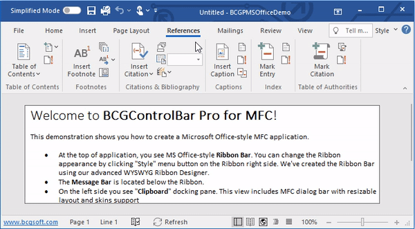 MFC界面库BCGControlBar v32.0 - 对话框、仪表盘控件升级_bcg ribbonbar简化模式开关-CSDN博客
