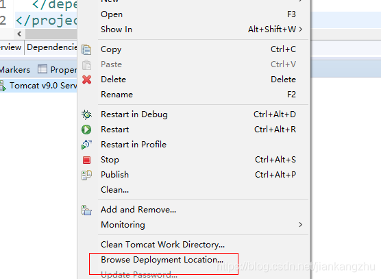 Eclipse中web项目可以显示Tomcat部署目录的插件-Browse Deployment Location-CSDN博客