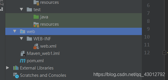 IDEA中Maven创建webapp项目时不能自动生成src、webapp目录解决【手动添加】_iar编译时无法生成serc文件-CSDN博客