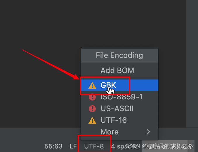 【IDEA】用idea导入eclipse的项目后，提示：The file was loaded in a wrong encoding ‘utf-8‘-CSDN博客