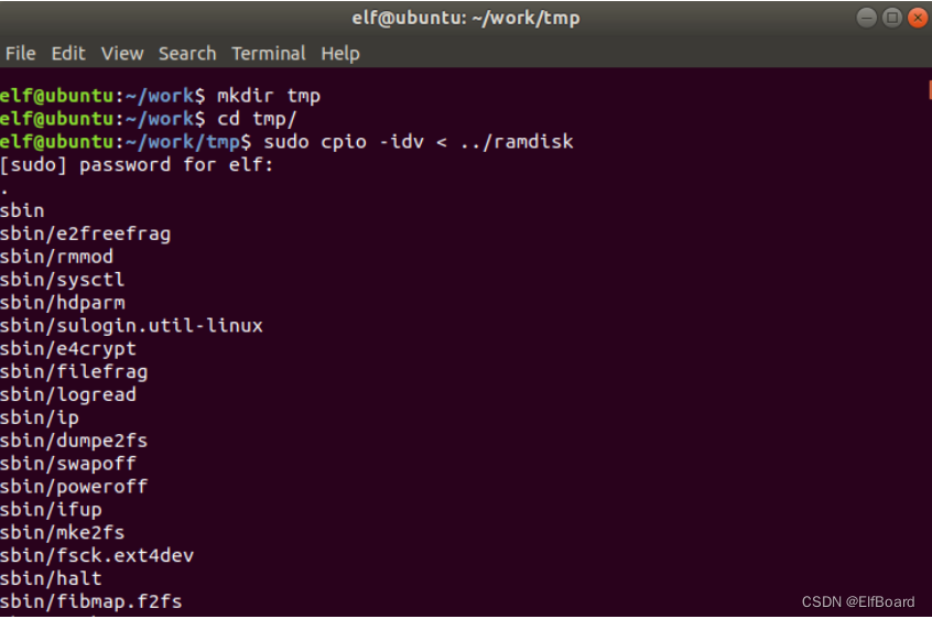 如何在ElfBoard开发板上进行分区-CSDN博客