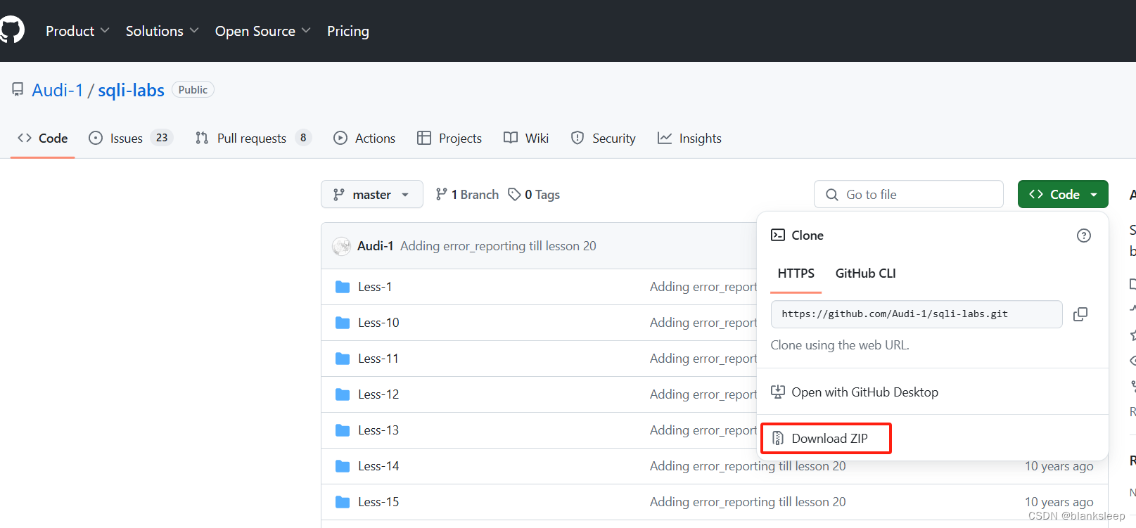 win10下搭建sqli-labs靶场_win sqlilabs-CSDN博客
