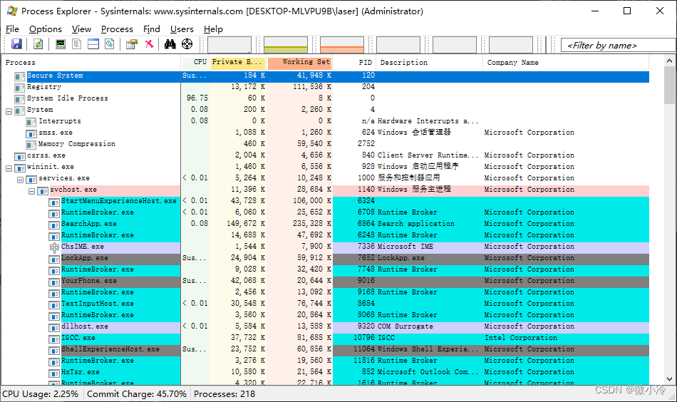 Windows进程资源管理器Process Explorer-CSDN博客