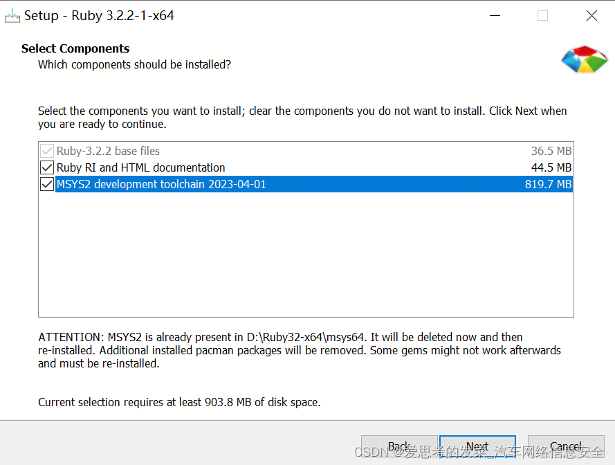 ruby新手安装步骤，windows环境_windows安装ruby-CSDN博客