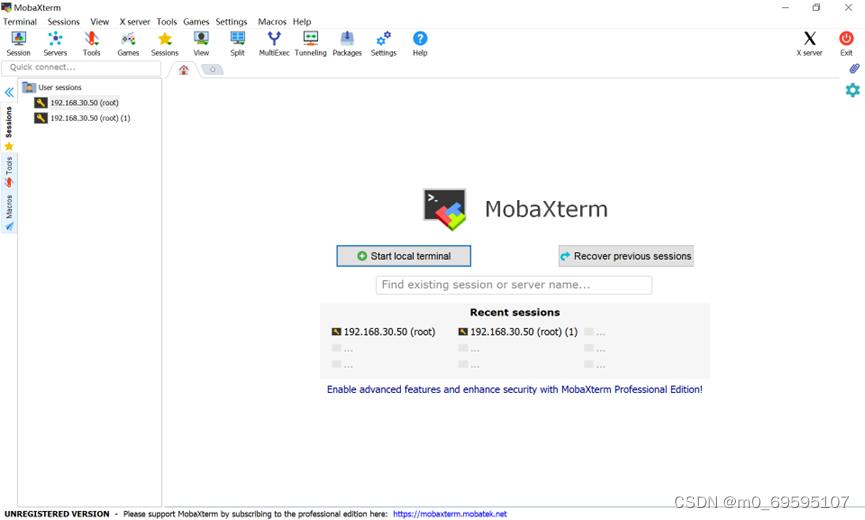 虚拟机网络配置及Moba工具的使用_mobaxterm配置java环境变量-CSDN博客