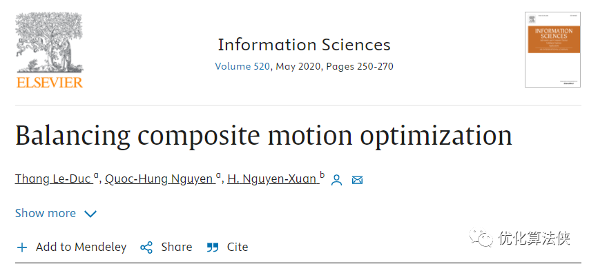 智能优化算法-平衡复合运动优化Balancing Composite Motion Optimization（附Matlab代码）_平衡复合运动优化算法(bcmo)-CSDN博客