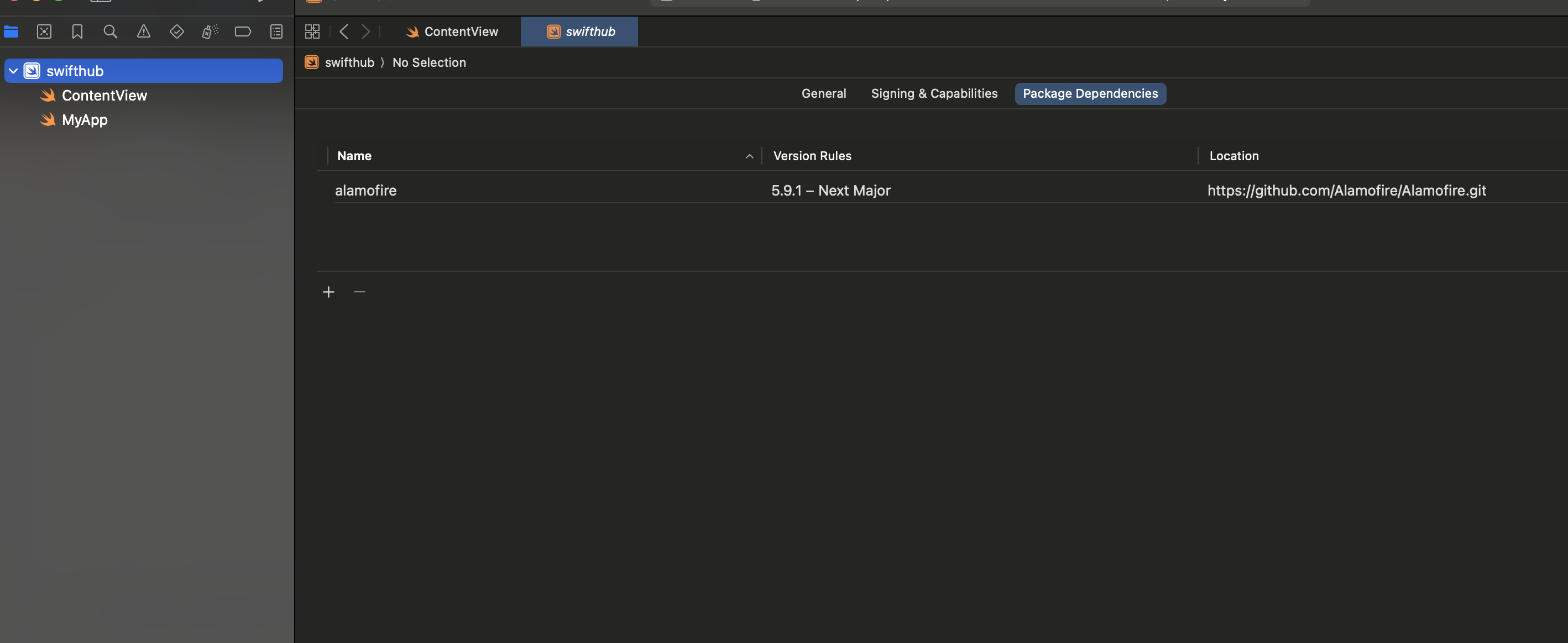 Xcode给项目安装依赖包或者第三方库，操作教程_xcode package dependencies-CSDN博客