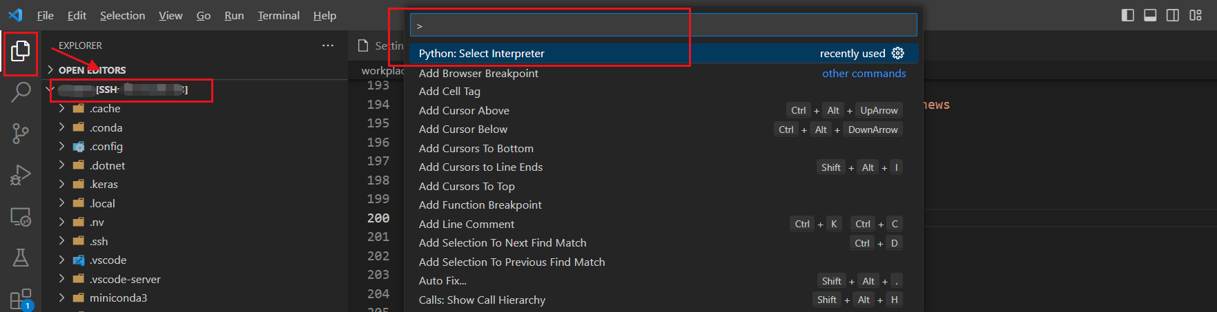 vscode连接远程服务器 + Tensorflow2环境配置 + 深度学习训练_用vscode在gpu服务器上远程训练深度学习模型-CSDN博客