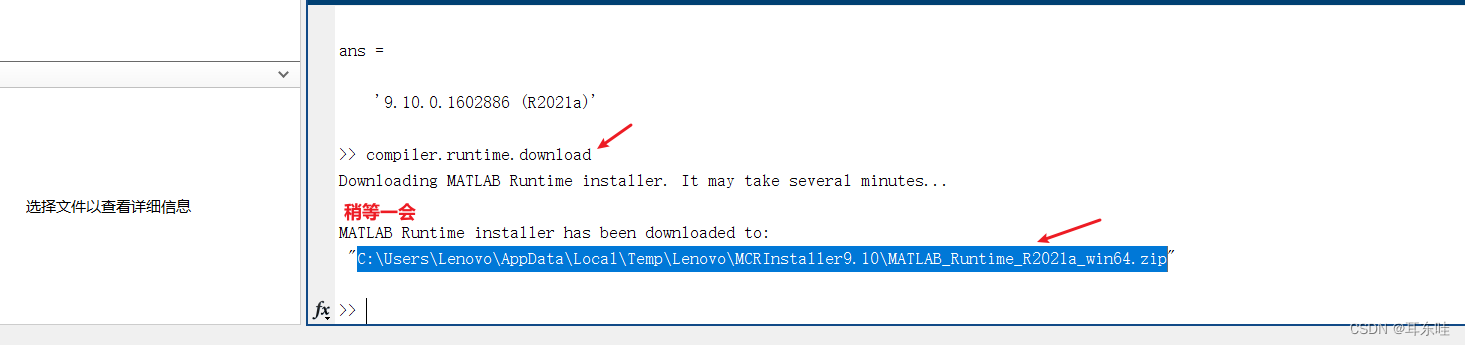 matlab2021a安装runtime\runtime报错_matlab错误使用 compiler.runtime.download a connection -CSDN博客