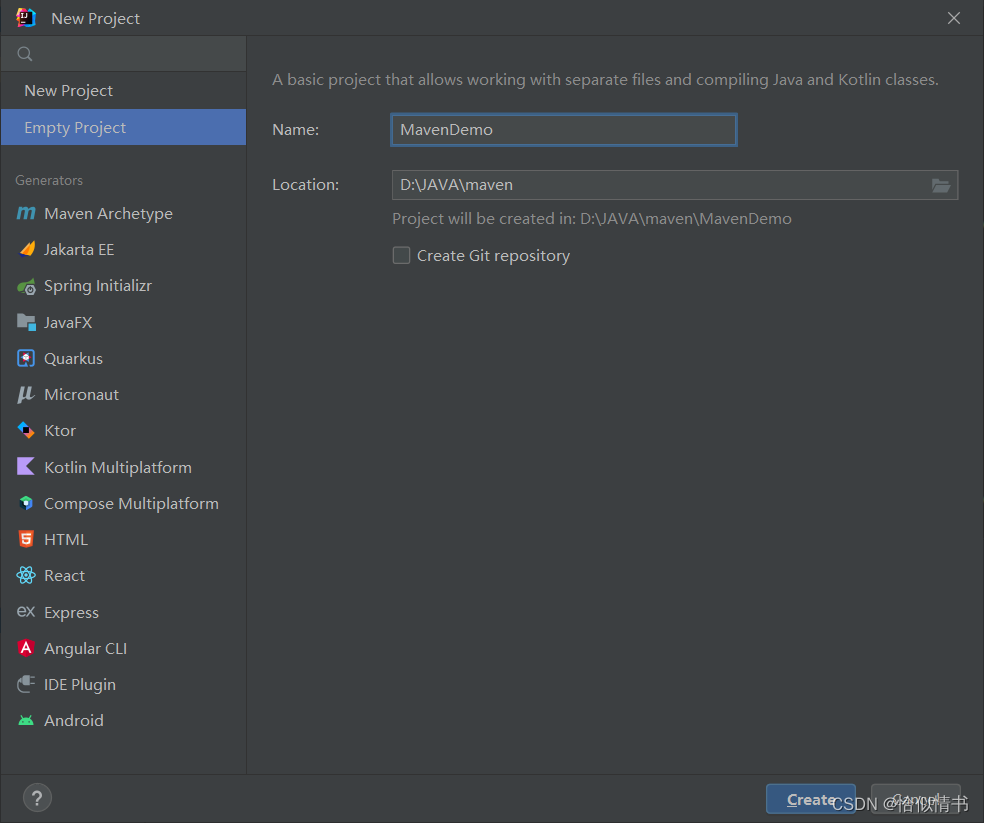 2、maven——idea与eclipse(myeclipse)创建工程的区别、maven创建基本java工程idea构建项目和maven构建的区别 Csdn博客