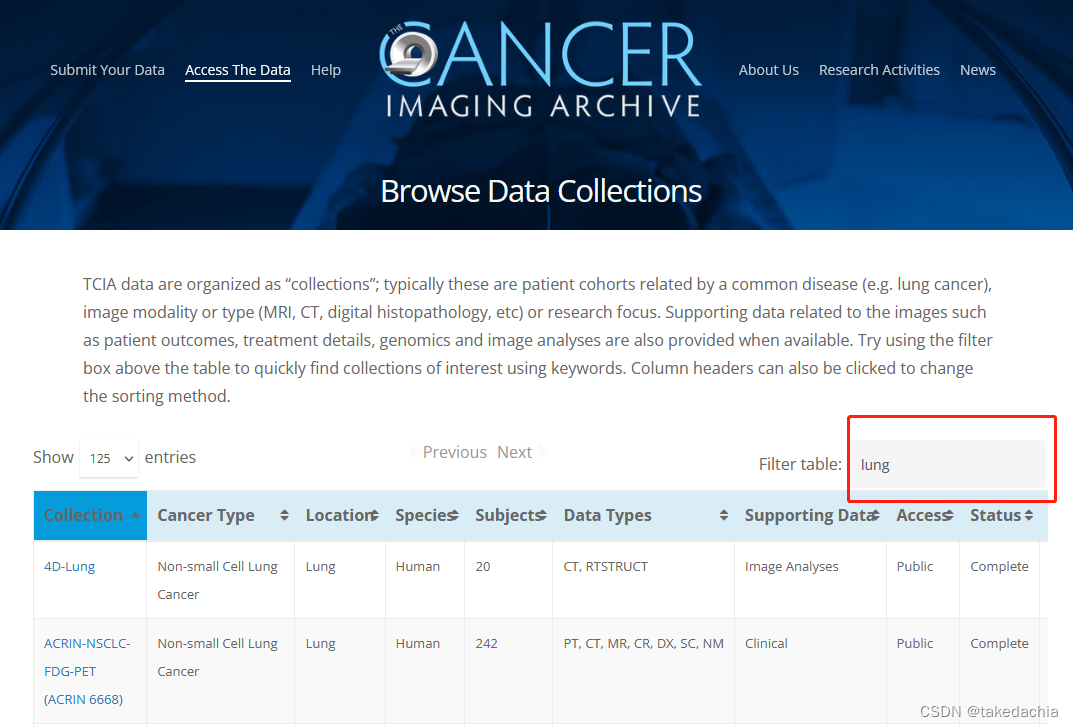 玩转肺癌目标检测数据集Lung-PET-CT-Dx ——①从TCIA获取影像数据集_tcia文件怎么打开-CSDN博客
