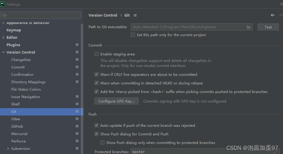 Pycharm与Github联用细碎点摘录_pycharm gitlab token-CSDN博客
