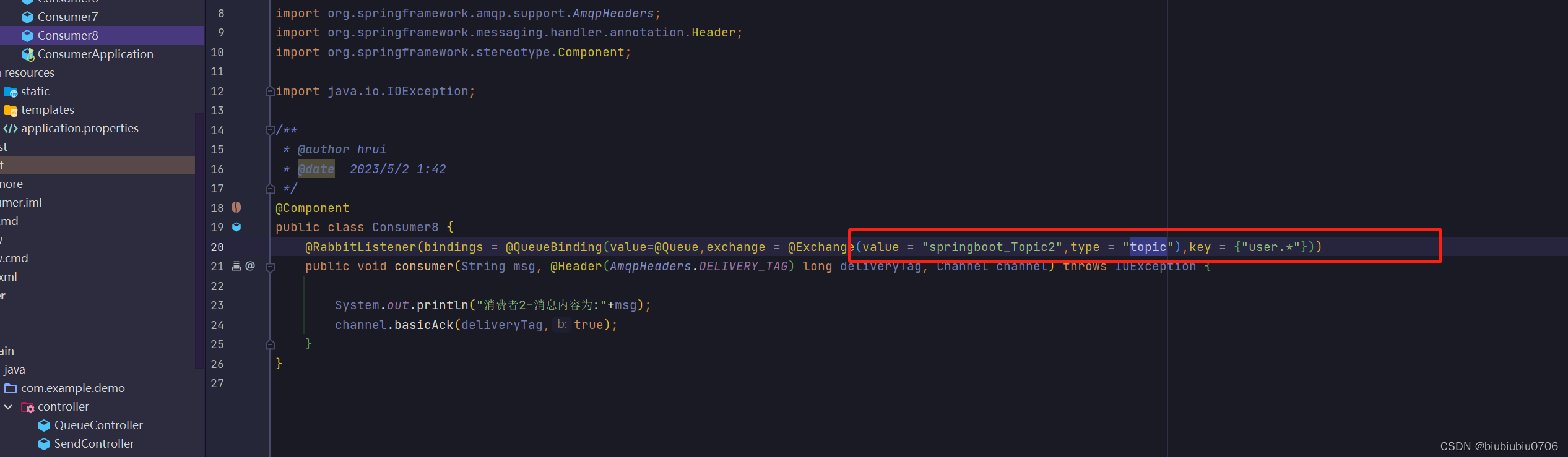SpringBoot整合RabbitMQ_spring.rabbitmq.listener.simple.prefetch-CSDN博客