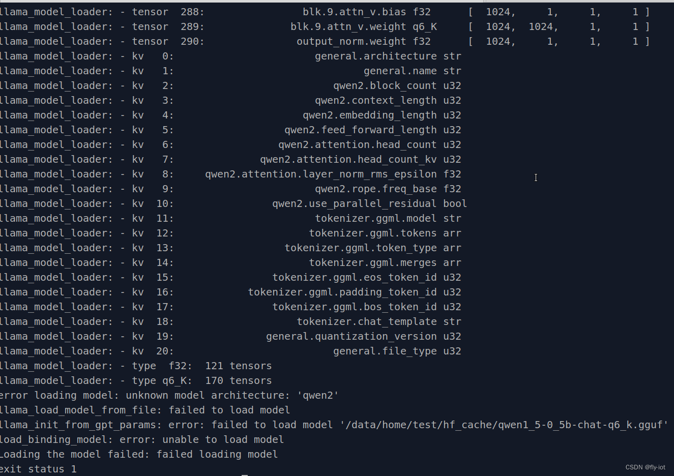 【wails】（10）：研究go-llama.cpp项目，但是发现不支持最新的qwen大模型，可以运行llama-2-7b-chat_error loading model: error ...