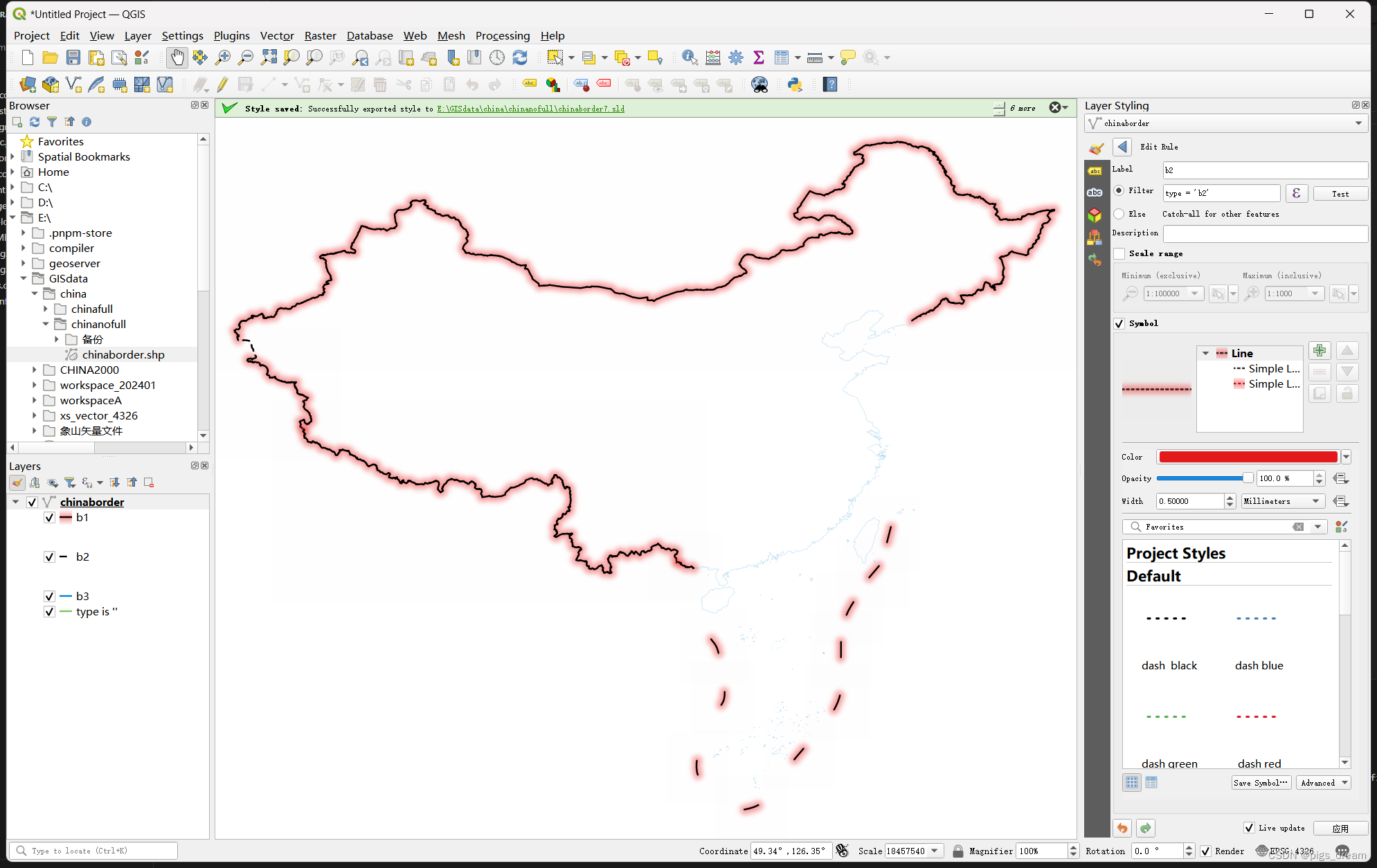 QGIS样式设计，针对shp数据的sld格式样式按属性分类配置，geoserver加载样式_qgis到处shp样式-CSDN博客