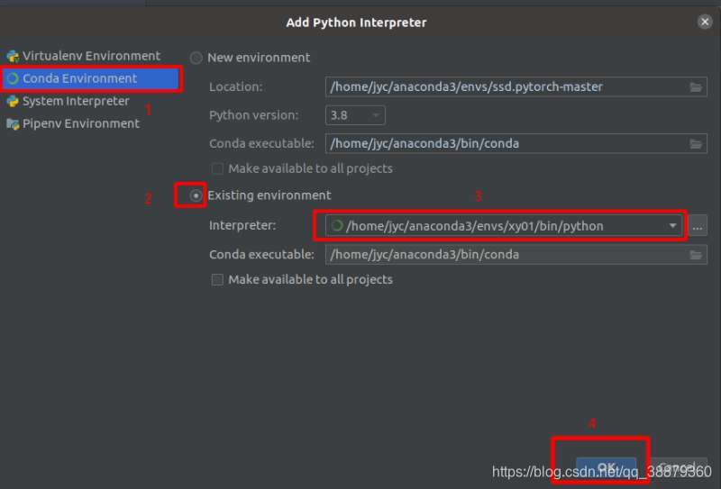 Pycharm加载anconda环境（包括找不到python.exe的问题）_pycharm加载conda环境-CSDN博客