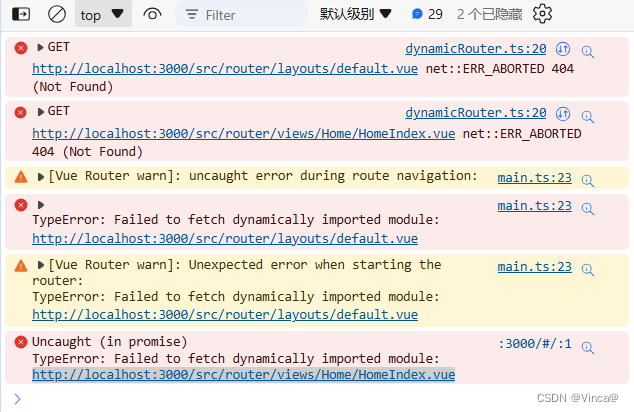 The above dynamic import cannot be analyzed by Vite.-CSDN博客